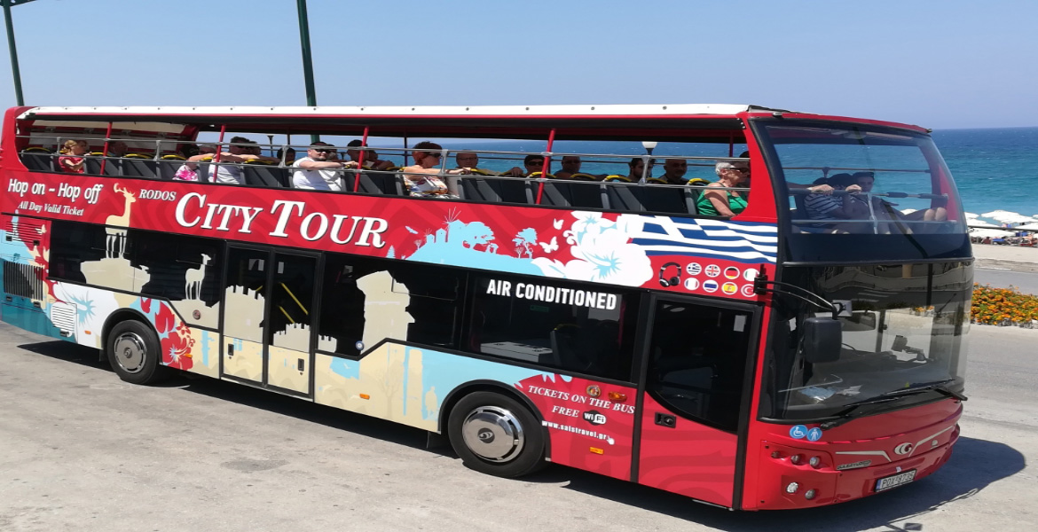 Hop on Hop Off by Red Open Bus - Rhodes